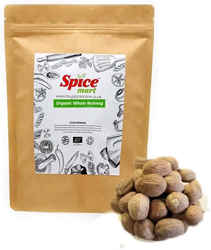 Organic Whole Nutmeg | Jaiphal | Jaifal | Jatiphal Free UK P&P 50g-950g ...