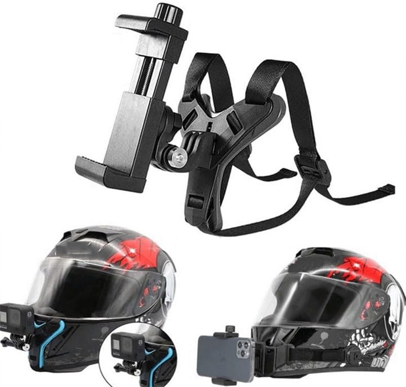 SRPHERE Motorcycle Helmet Chin Mount | Compatible with All Smart Phones ...