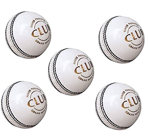 New Perfect Sports 4 Piece Club White Leather Ball for Practice, Match ...