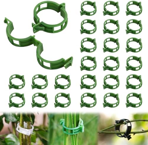 DEJIN 100 Pcs Plant Clips - Plastic Plant Clips for Climbing Plants ...