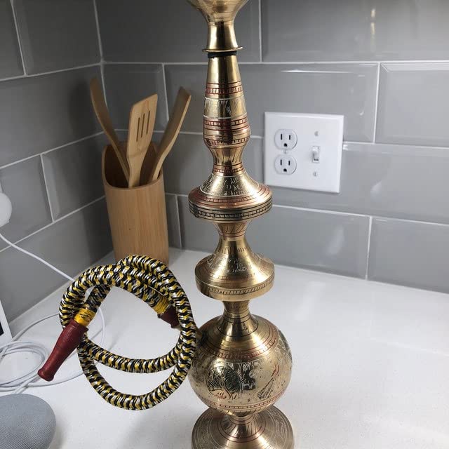 RDK SON'S Hukka 15" Indian Brass Vintage folding Hookah Set Pipes ...