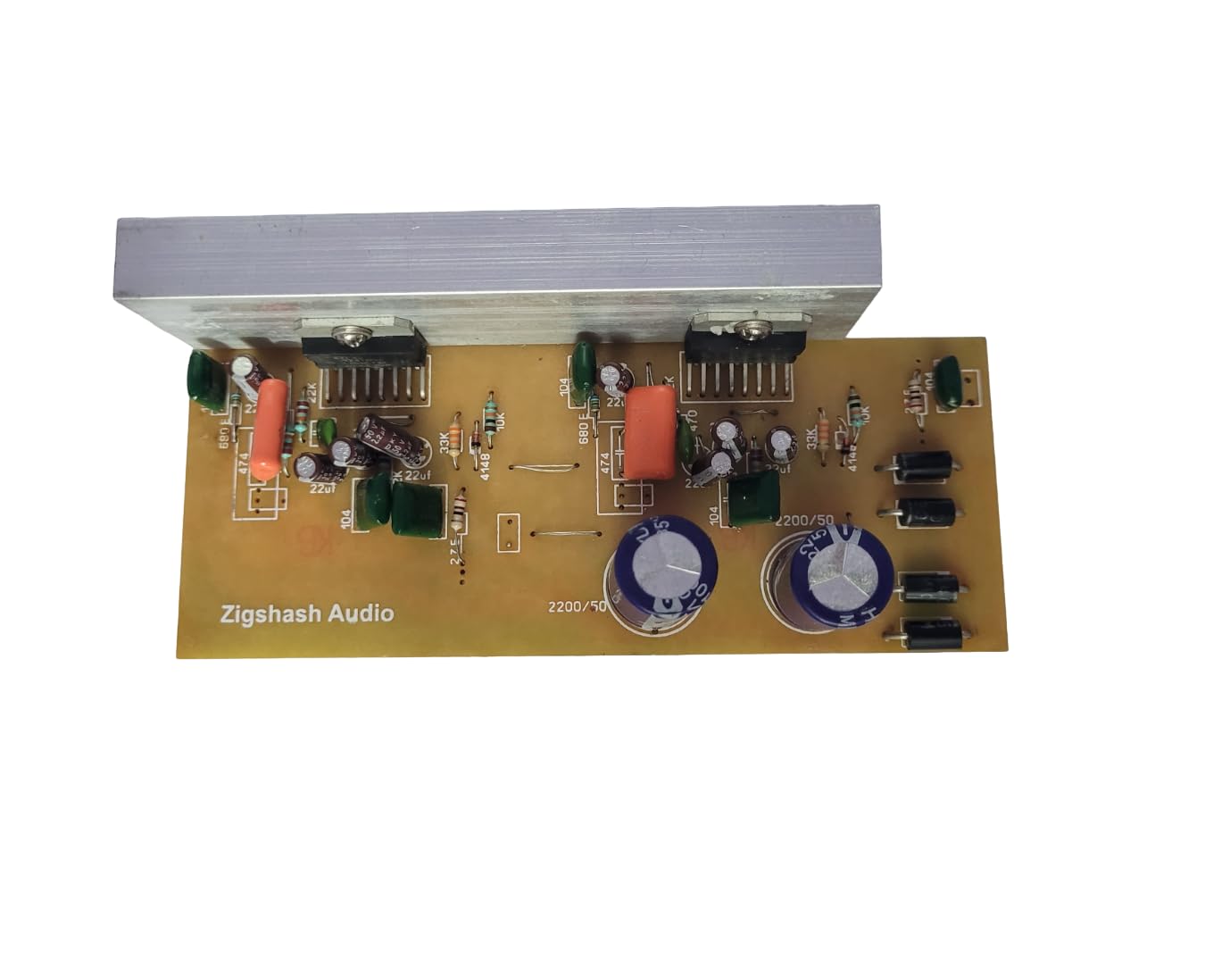 Buy Zigshash Audio | TDA 7294 Double IC Based Stereo Amplifier Board ...