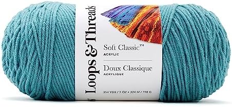 Amazon.com: MICHAELS Bulk 12 Pack: Soft Classic™ Solid Yarn by Loops & Threads®