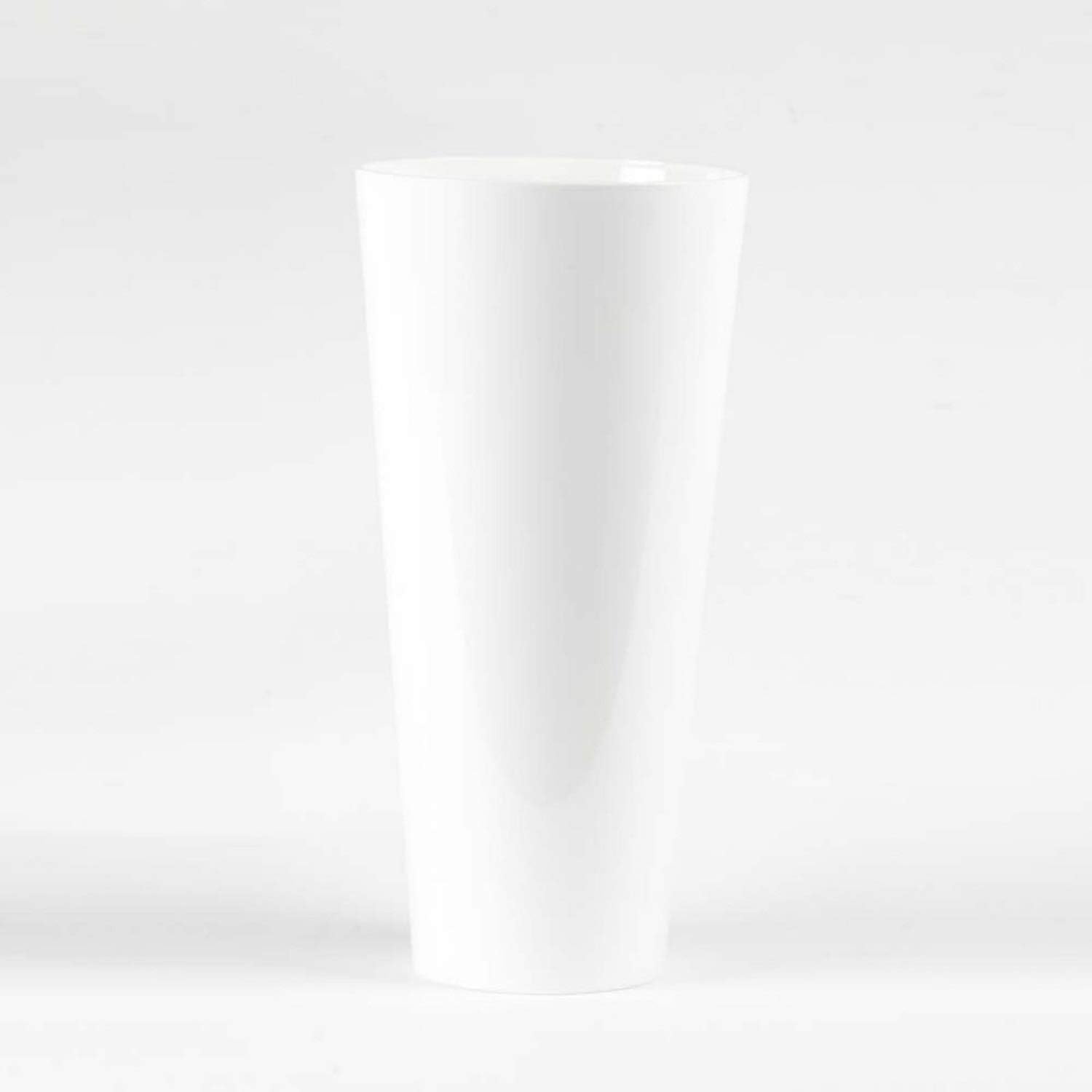 Acrylic Conical Vase - White - 35 centimetre : Amazon.co.uk: Home & Kitchen