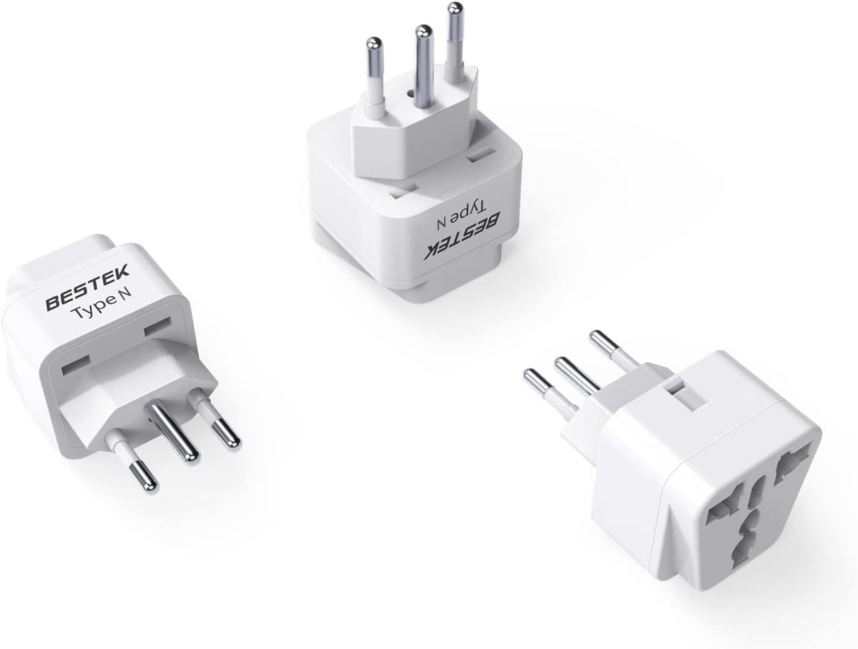 Amazon.com: CKITZE BA-13-3P Grounded Universal 2-in-1 Plug Adapter Type ...