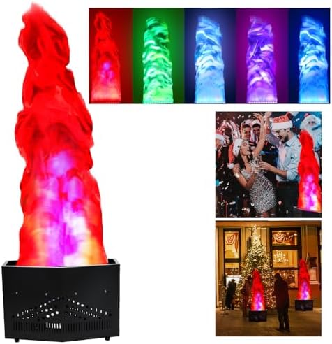 Amazon.com: TCFUNDY 24 LED Fake Fire Flame Light RGB 3-in-1 DMX ...