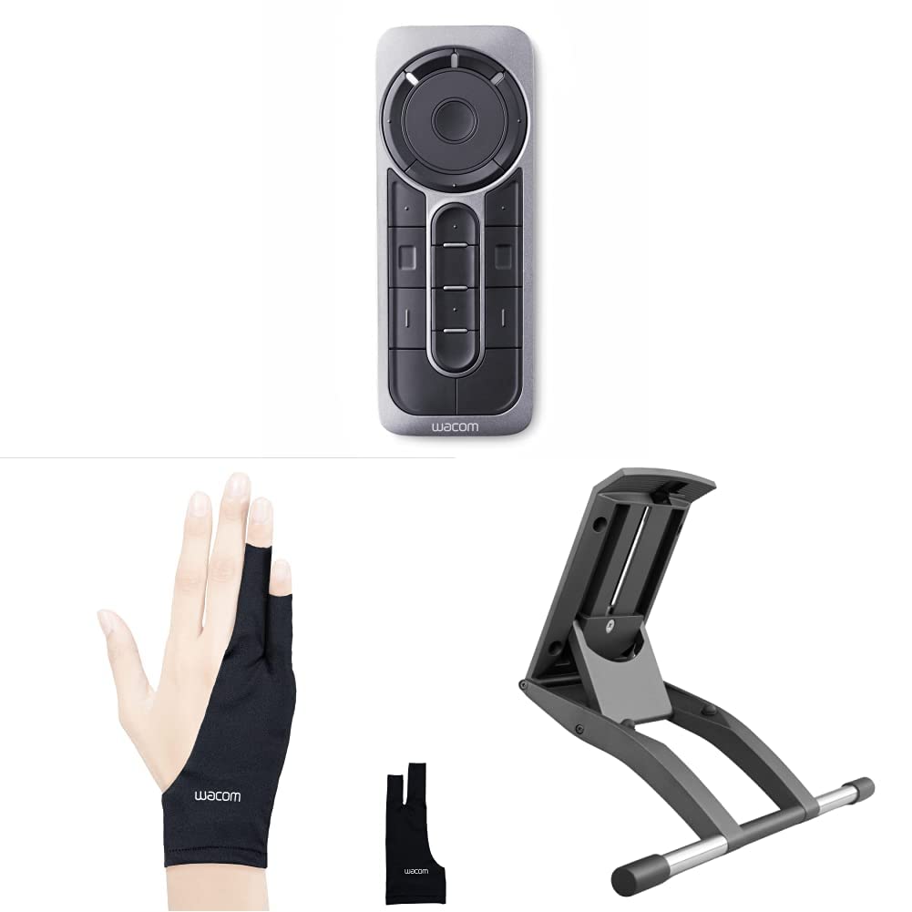 Amazon.com: Wacom Express Key Remote & Drawing Glove, Two-Finger Artist ...