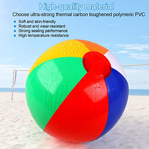 Snapklik.com : 6 Packs Beach Ball, PVC Beach Balls Bulk, Classic ...