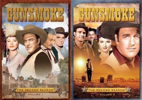 Amazon.com: Gunsmoke: The Complete Season 2 (Volumes 1 & 2) (DVD ...