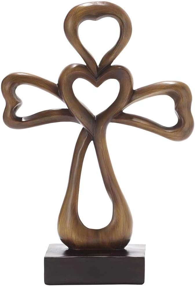 Amazon.com: Retrome Iron Tabletop Eternal Loop Cross - 10" H Standing ...