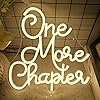 CinsYarn One More Chapter Neon Sign Book Neon Sign for Wall Decor Book ...