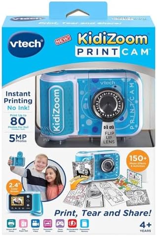 VTech Kidizoom PrintCam - Educational Digital Printing Camera - 549103 ...
