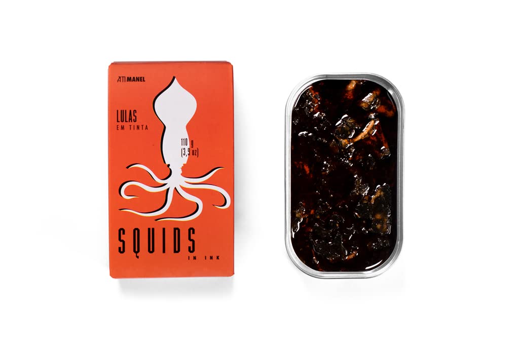 Amazon.com: Spanish Squids Canned in Ink | Wild Caught, B Vitamins ...