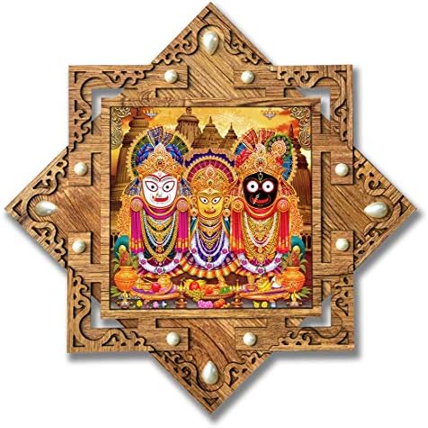 Koshtak God Jagannath Subhadra Balaram Photo Frame with Unbreakable ...