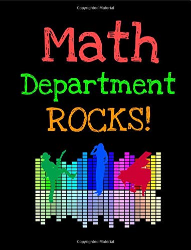 Math Department Rocks!: Rock Star Teacher Wide Ruled Notebook: Teach Me ...