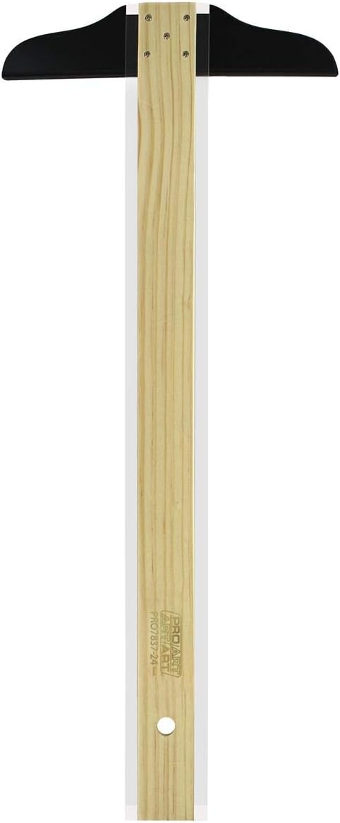 Amazon.com: PRO ART, 24-inch Wood/Acrylic Edge T-Square, Natural