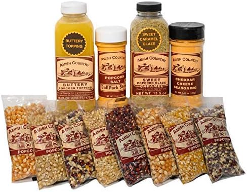 Amazon.com: Amish Country Popcorn | 8-4 Ounce Variety Gift Set with ...