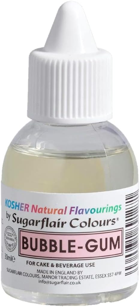 Sugarflair Bubblegum Flavouring - Natural Food Flavouring for Baking ...