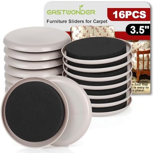 Amazon.com: vshougou 4pcs 5" Reusable Large Furniture Sliders for ...