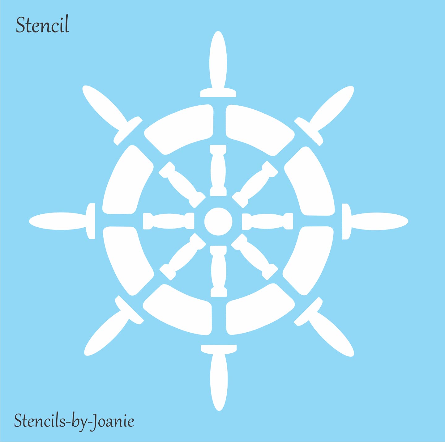 Nautical Wheel Stencil
