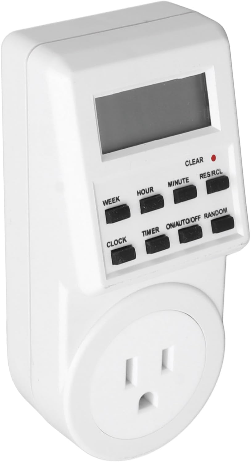 Amazon.com: Indoor Outlet Timer, Indoor Mini Outlet Timer Energy Saving ...