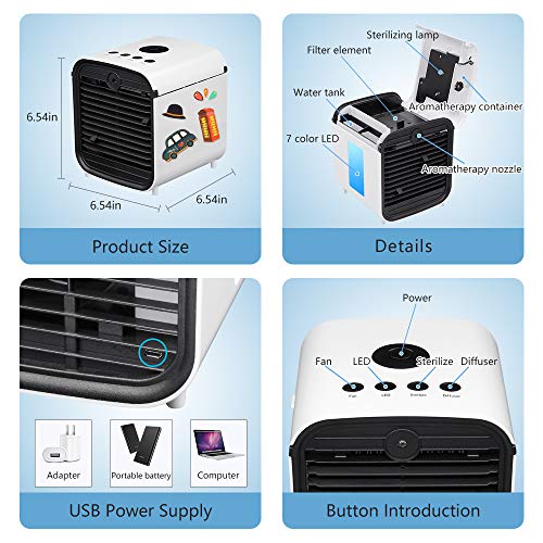 Small Office Air Conditioner - Mini Air Conditioner Room Cooler With ...