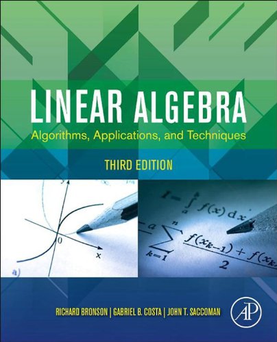 Amazon | Linear Algebra: Algorithms, Applications, and Techniques ...