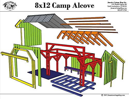 Buy Step-By-Step DIY PLANS - Timber Frame Post and Beam Adirondack Lean ...