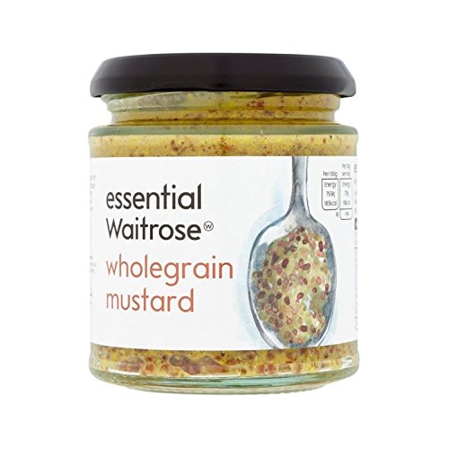 Amazon.com: Wholegrain Mustard essential Waitrose 185g - Pack of 4