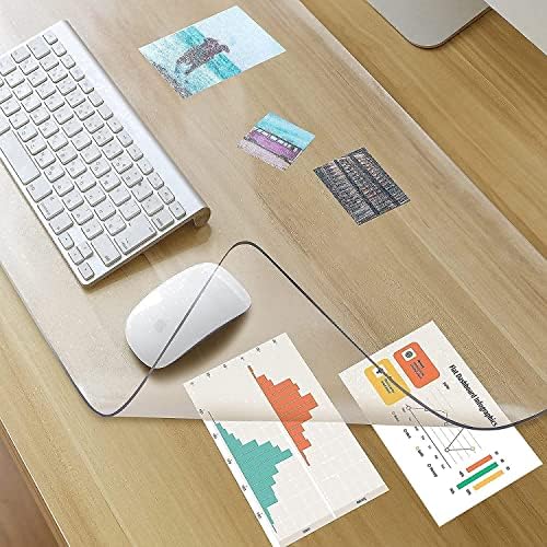 Amazon.com : Clear Desk Mat Pad, 32"x16" Large Transparent Desk ...