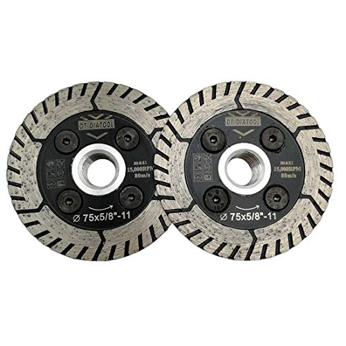 Snapklik.com : 3 Inch Diamond Dual Blade Pack Of 2 Cuting Grinding And ...