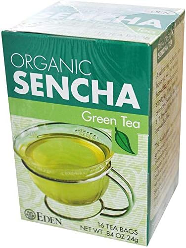 Amazon.com : Eden Foods Tea Sencha Green Organic, 16 ct : Eden Foods ...