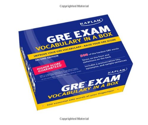 Kaplan GRE Exam Vocabulary in a Box: Kaplan: 9781607140528: Amazon.com ...