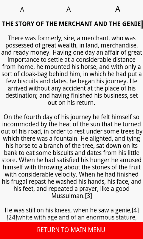THE STORY OF THE MERCHANT AND THE GENIE - App on Amazon Appstore