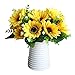 Amazon.com: Calcifer® 3 Sets(7 Stems/Set) 10.63'' Sunflowers Artificial ...
