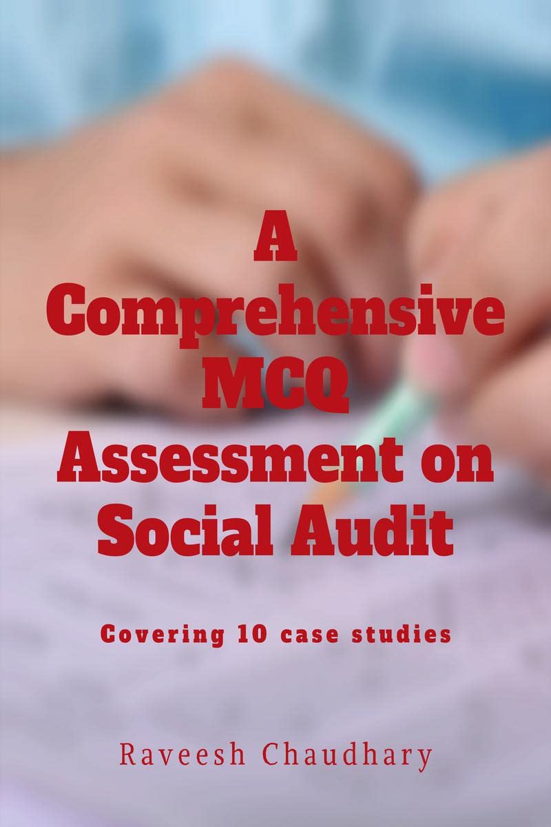 Buy A Comprehensive MCQ Assessment on Social Audit : A Comprehensive MCQ Guide to Enhance ...