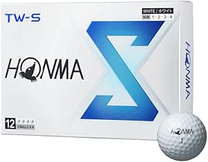 Amazon.co.jp: 本間ゴルフ HONMA TW-S ボール 2024年モデル BT2403 ホワイト 1ダース（12個入り） : スポーツ＆アウトドア