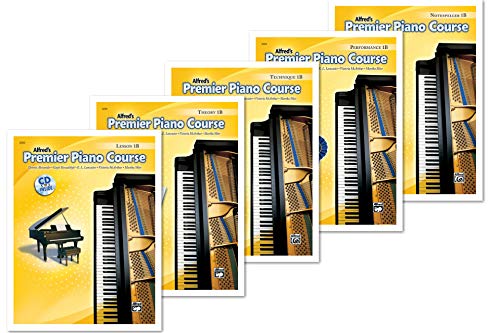 NEW Alfred's Premier Piano Course Level 1B Books Set (5 Books) - Lesson ...