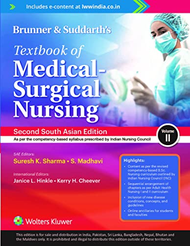 Brunner &Suddarth’s Textbook of Medical-Surgical Nursing (2-Volume set ...