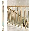 BBHW Metal Baluster with Tempered Glass, Home/Villa/Hallway Banister ...