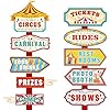 Amazon.com: Hooqict 20 Pieces Carnival Decorations Circus Theme Party ...
