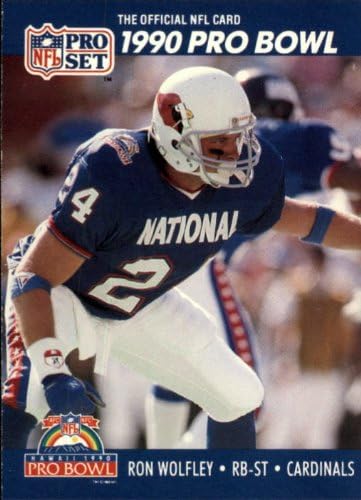 Amazon.com: 1990 Pro Set Football Card #424 Ron Wolfley : Collectibles ...