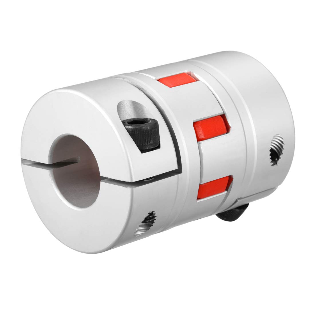 Amazon.com: uxcell Shaft Coupling 24mm to 24mm Bore L78xD55 Flexible ...