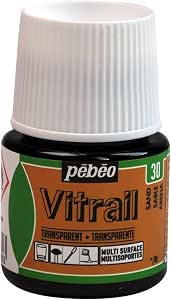 Amazon.com: Pebeo Vitrail Stained Glass Effect Glass Paint 45 ...