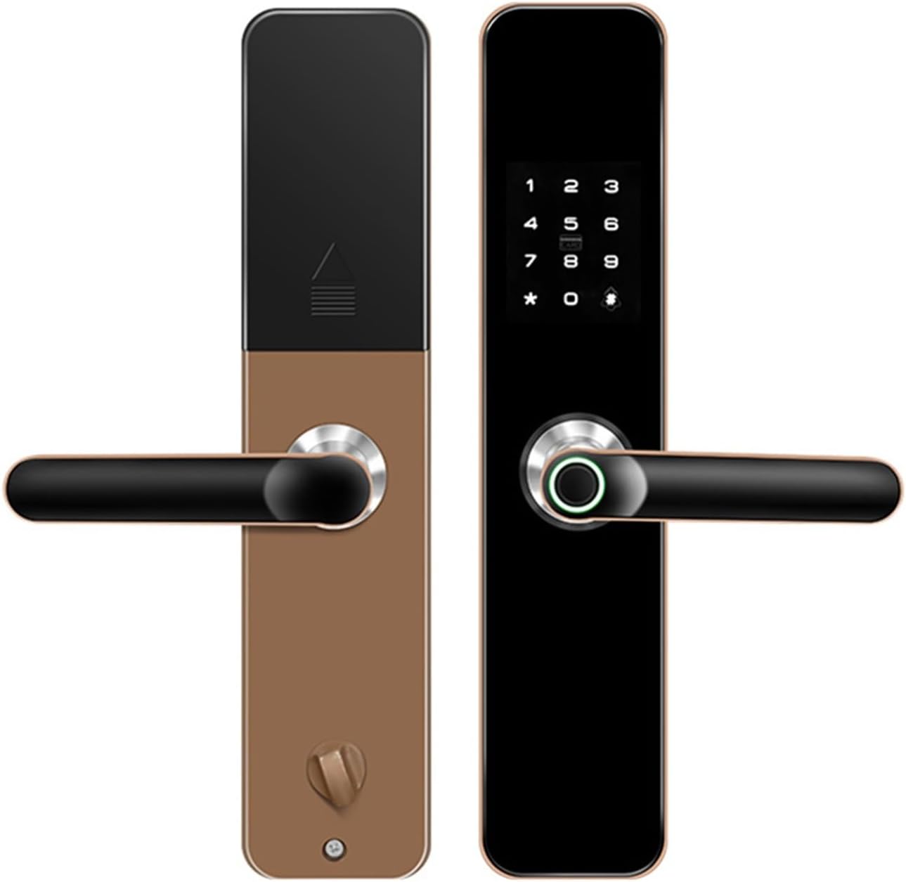 Amazon.com: Smart Door Lock Tuya App Remote Keyless With Fingerprint IC ...