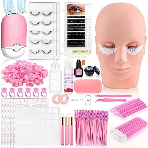 Amazon.com: Eye Lash Extension Kit for Practice, 345 PCS Lash Kits with ...