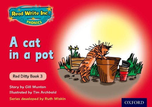 Read Write Inc. Phonics: Red Ditty Book 3 A Cat in a Pot | Amazon.com.br