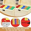 Amazon.com: SIHPTO Index Card Holder 3x5 Inches，Wooden Index Card ...