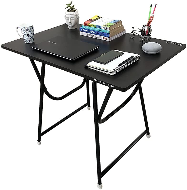 Multipurpose Foldable Office Table for Home/Office Desk(Black Color, 90 ...