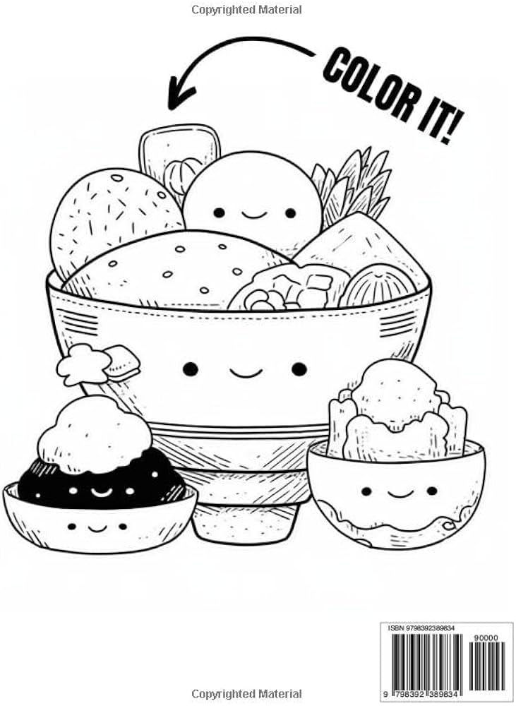 Food Coloring Pages